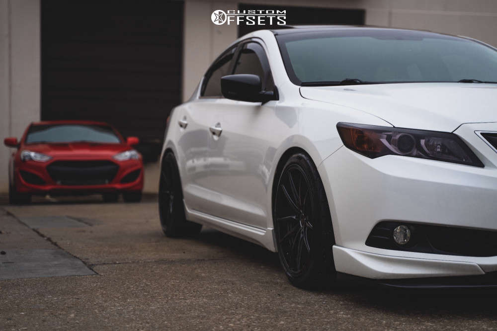 2014 Acura ILX with 18x8 35 Konig Oversteer and 215/40R18 General Gmax ...