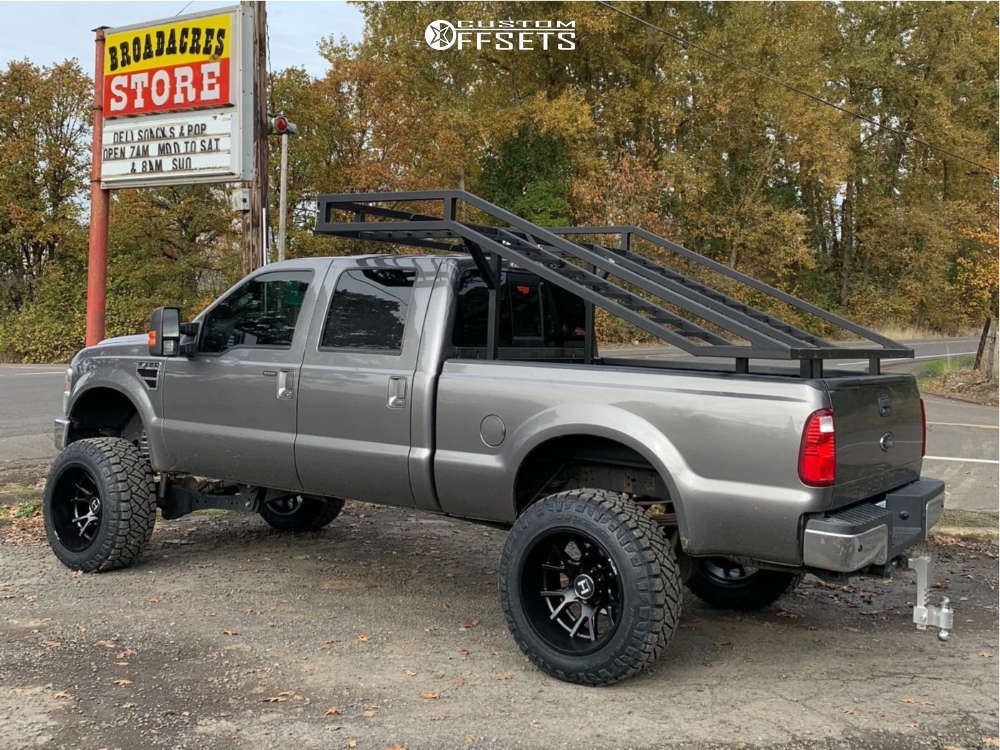 2010 Ford F-350 Super Duty with 22x14 -76 Hostile Rage and 37/13.5R22 ...
