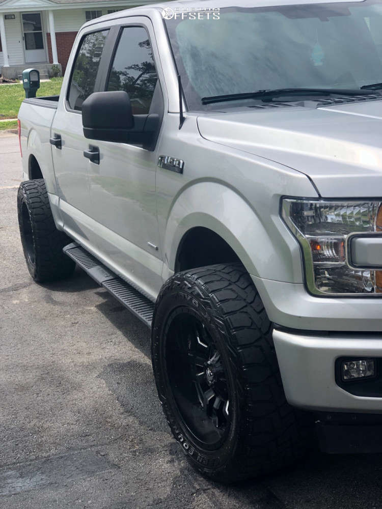 2017 Ford F-150 with 20x10 -19 Fuel Sledge and 295/55R20 Toyo Tires ...