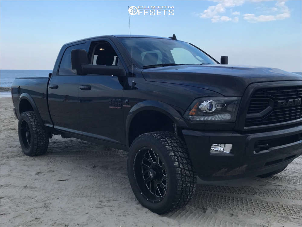 2018 Ram 2500 with 22x10 -19 Axe Offroad AX2.0 and 35/12.5R22 Nitto ...