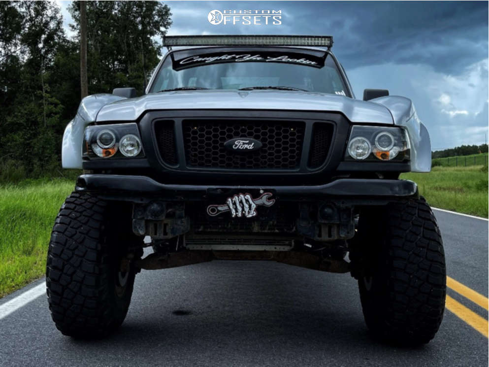 2005 Ford Ranger with 15x12 -63 Black Rock Type 8 and 35/12.5R15 ...