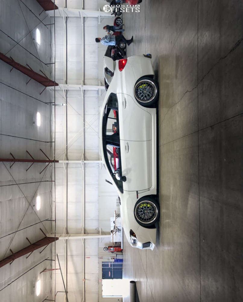 2018 Subaru WRX STI with 18x9.5 38 Work VS XX and 235/40R18 Nitto Nt555 ...