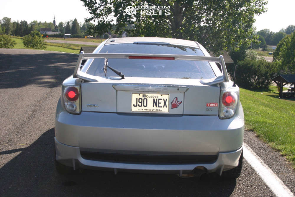 2003 Toyota Celica with 17x8 25 Dai Alloys Track and 225/50R17 Maxtrek ...