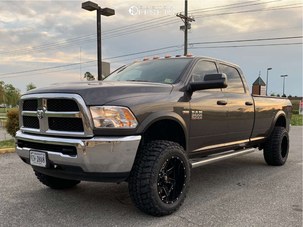 2018 Ram 2500 with 20x12 -44 Ballistic Rage and 35/12.5R20 Federal ...