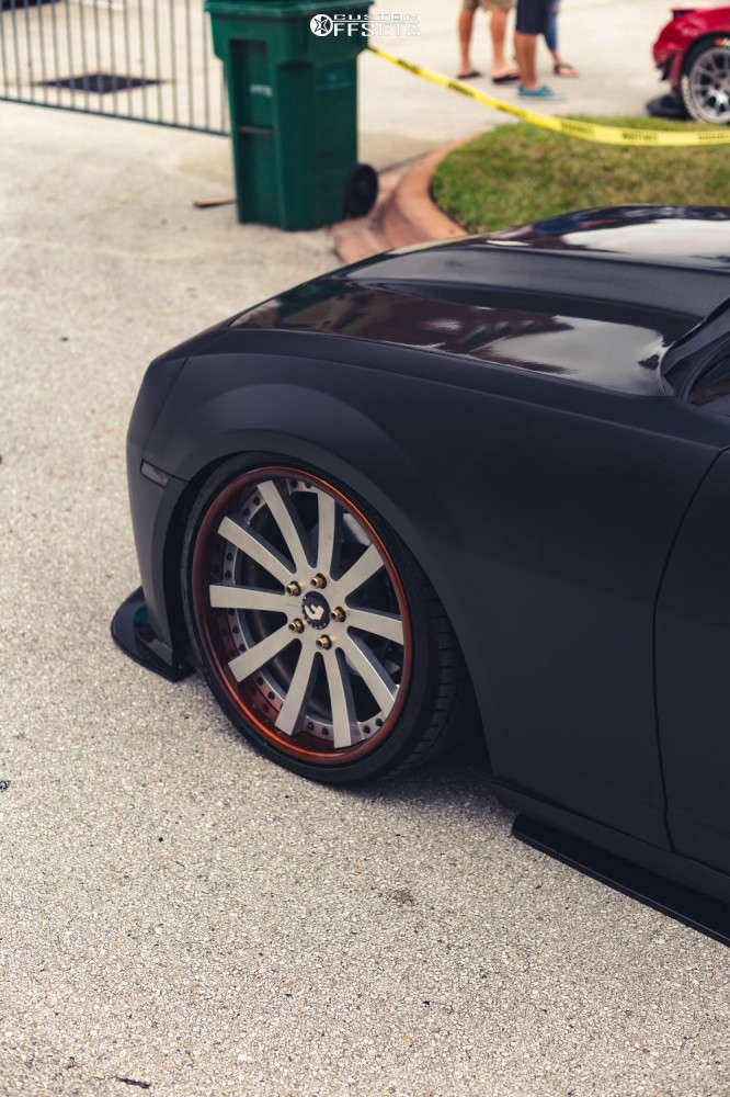 2012 Chevrolet Camaro with 20x9.5 20 Forgiato Concavo and 225/35R20 ...