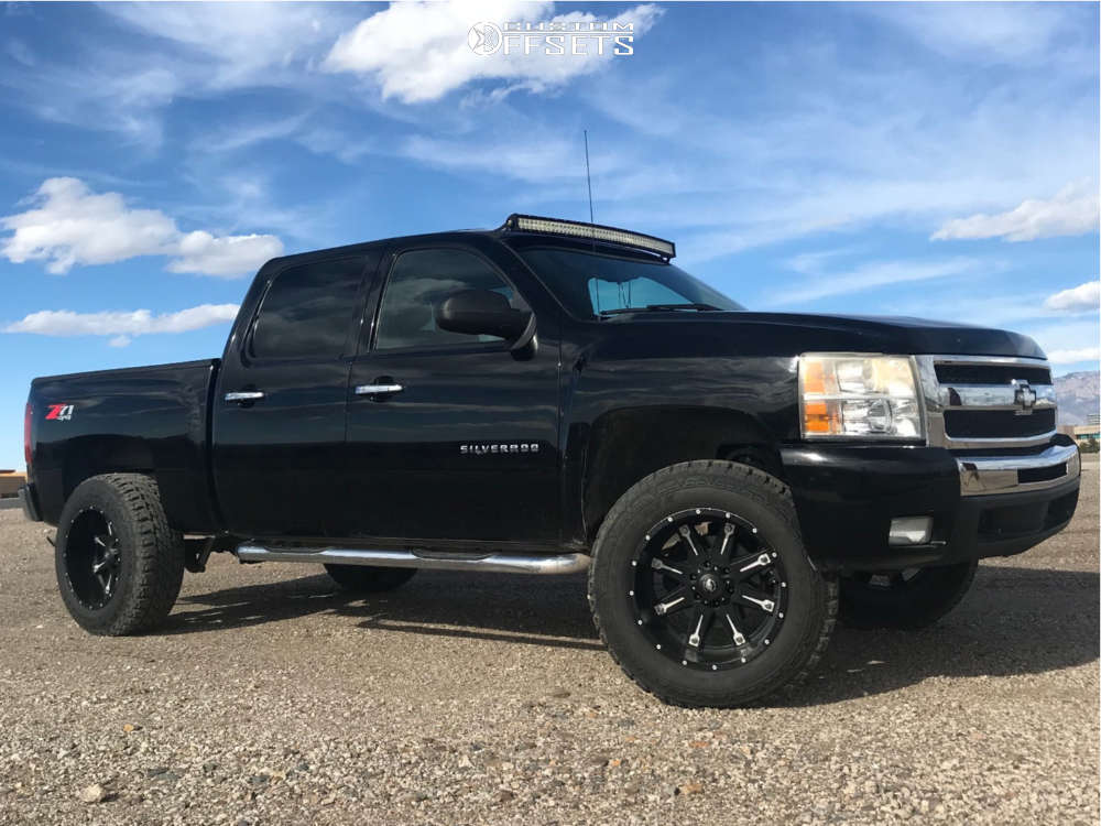 2011 Chevrolet Silverado 1500 with 20x12 -44 Gima Overdrive and 35/12 ...