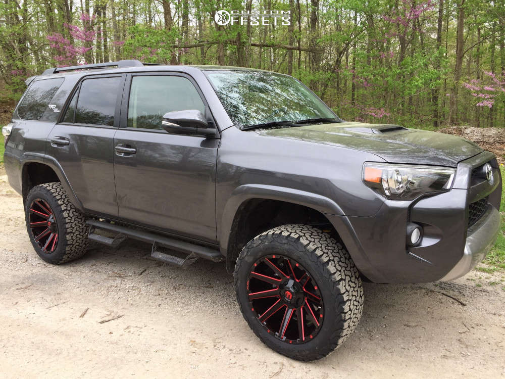 2019 Toyota 4Runner with 20x10 -19 Fuel Contra and 275/55R20 BFGoodrich ...