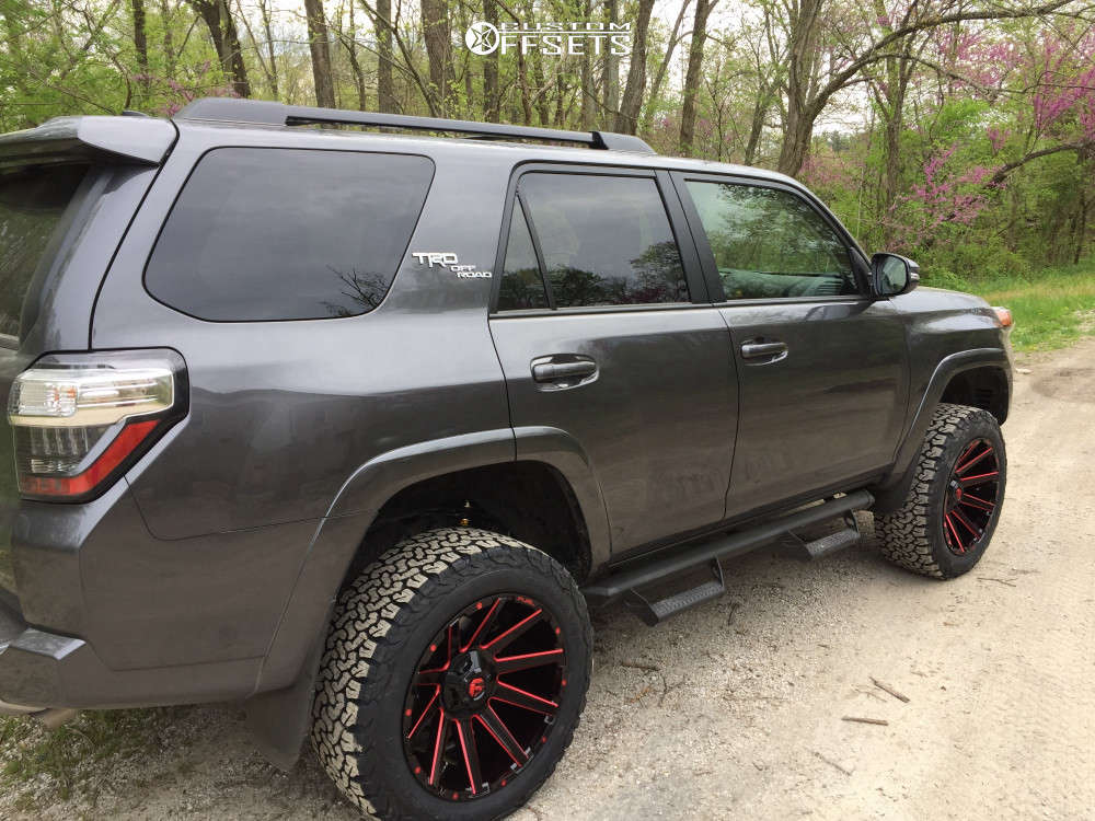 2019 Toyota 4Runner with 20x10 -19 Fuel Contra and 275/55R20 BFGoodrich ...