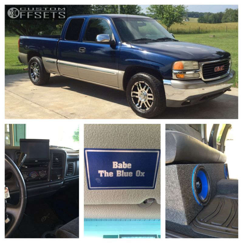 2002 GMC Sierra 1500 with 18x9 0 Eagle Alloy 079 and 265/60R18 Capitol ...