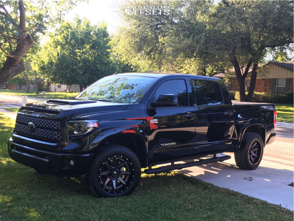 2019 Toyota Tundra with 20x10 -19 Fuel Rampage and 275/55R20 ...