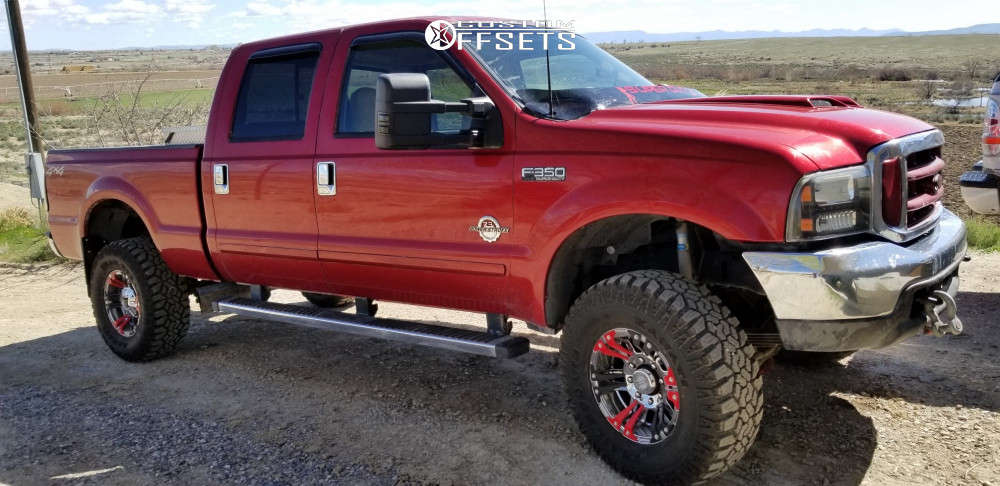 2000 Ford F-350 Super Duty with 17x9 -12 XD Monster Ii and 35/12.5R17 ...