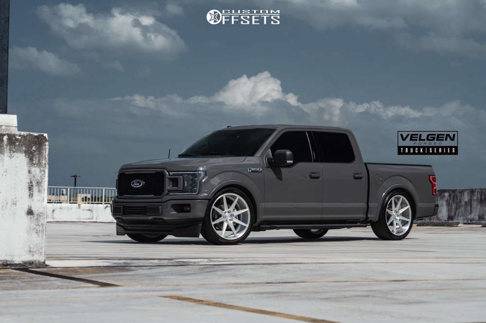 2018 Ford F-150 with 24x10 30 Velgen VFT8 and 305/35R24 Toyo Tires ...