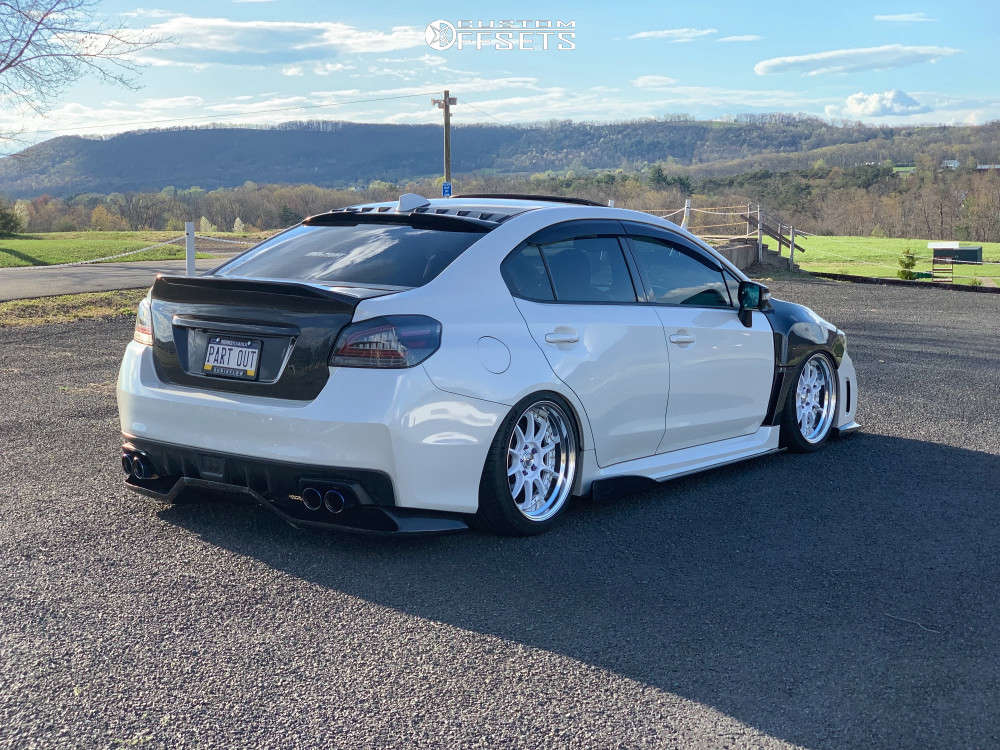 2015 Subaru WRX with 18x9.5 30 SSR Sp5 and 255/35R18 Michelin Pilot ...
