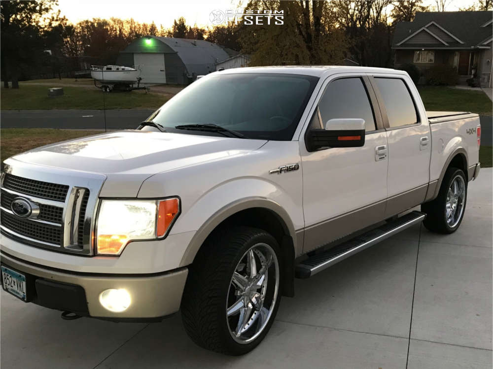 2010 Ford F-150 with 24x10 24 Xon Spector and 305/35R24 Atturo Az800 ...