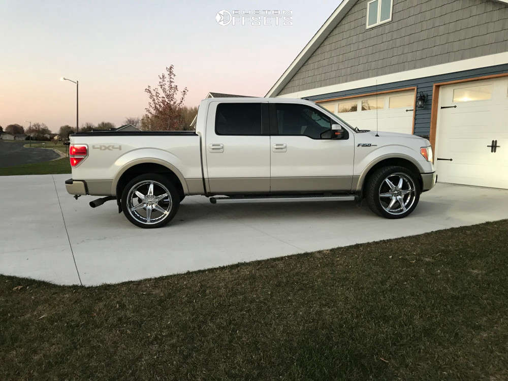 2010 Ford F-150 with 24x10 24 Xon Spector and 305/35R24 Atturo Az800 ...