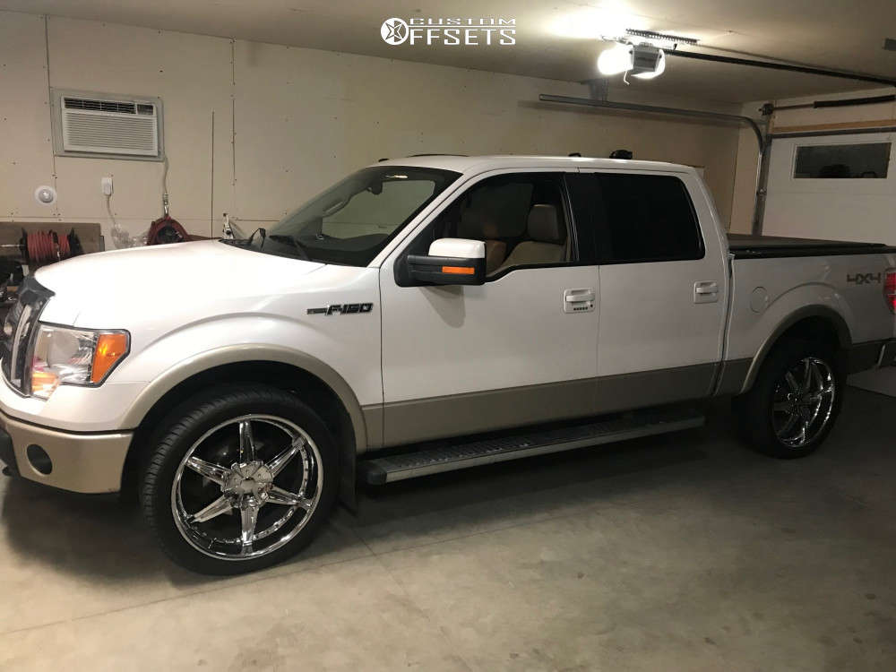 2010 Ford F-150 with 24x10 24 Xon Spector and 305/35R24 Atturo Az800 ...