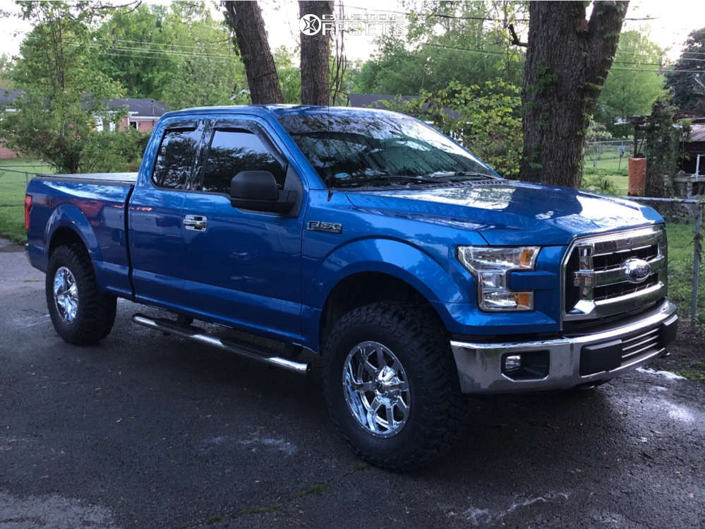 2016 Ford F-150 with 18x9 -12 Fuel Maverick and 295/70R18 Mastercraft ...