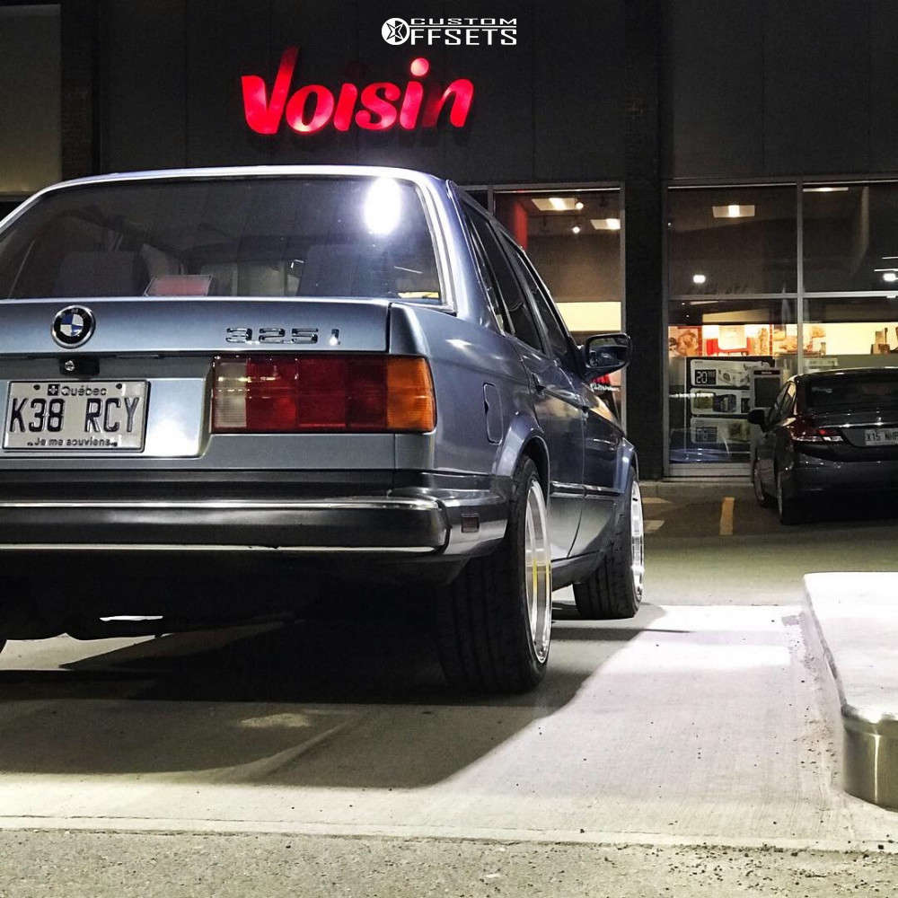 1987 BMW 325i with 16x8 20 JNC Jnc031 and 205/45R16 Firestone Firehawk ...