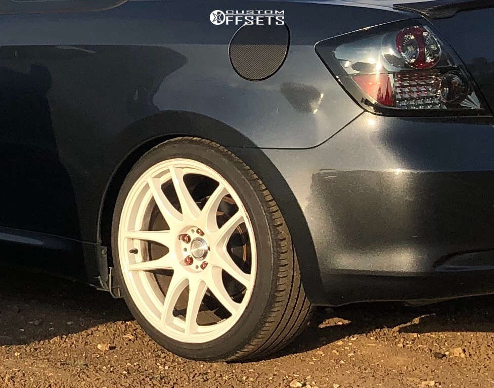 2008 Scion TC with 18x8.5 30 ESR Sr08 and 215/40R18 Kumho Ecsta 4x Ii and Lowering Springs ...
