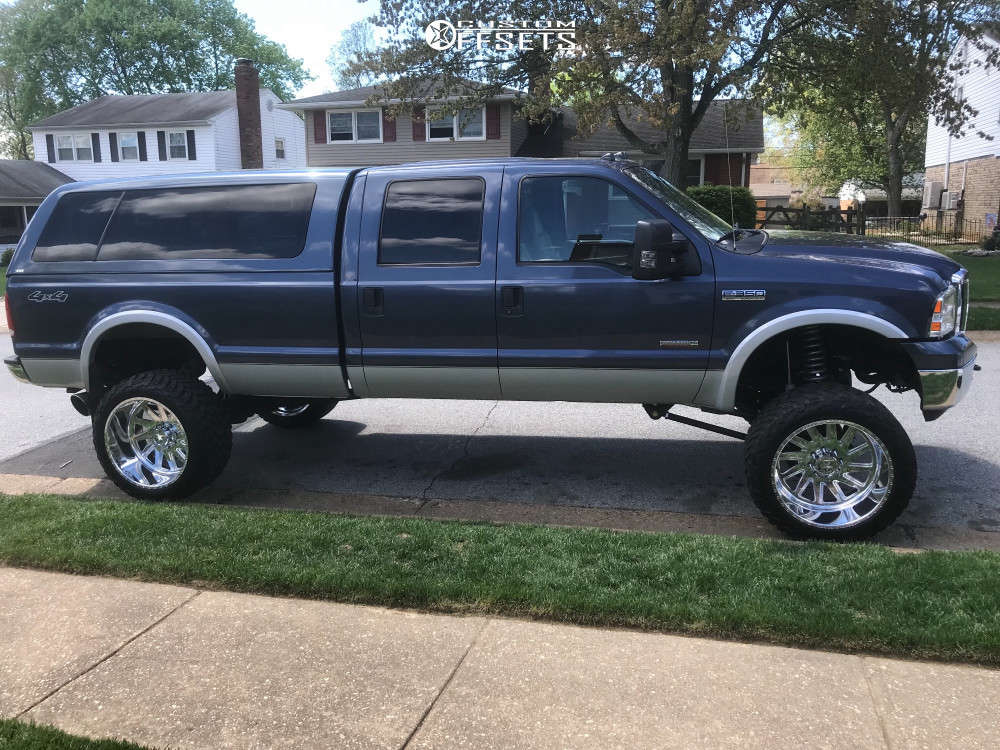 2005 Ford F-350 Super Duty with 24x14 -73 American Force Aka Ss and 37/ ...