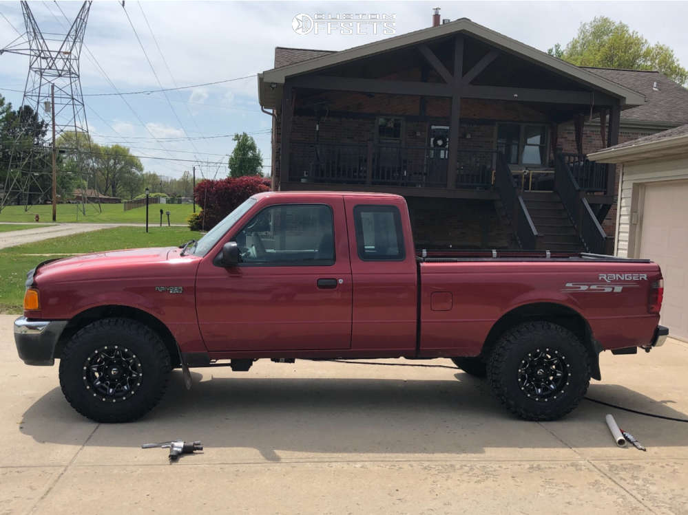 2004 Ford Ranger with 15x10 -43 Fuel Lethal and 31/10.5R15 BFGoodrich ...