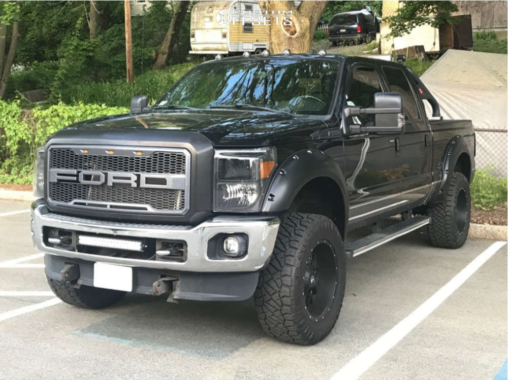 2014 Ford F-250 Super Duty with 20x10 -19 Dropstars 645b and 35/12.5R20 ...