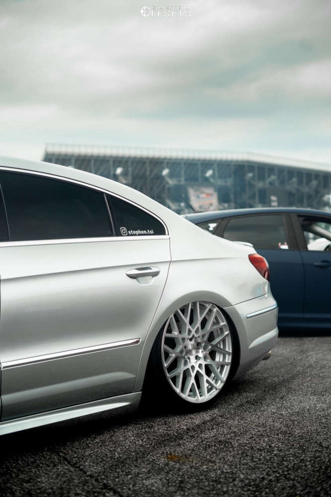 2010 Volkswagen CC with 19x8.5 35 Rotiform BLQ and 225/35R19 Achilles ...