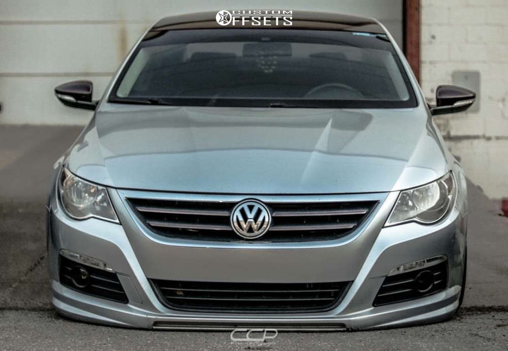 2010 Volkswagen CC with 19x8.5 35 Rotiform BLQ and 225/35R19 Achilles ...