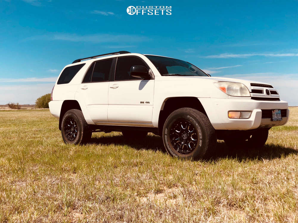 2004 Toyota 4Runner with 17x9 0 Black Rhino Sierra and 265/70R17 ...