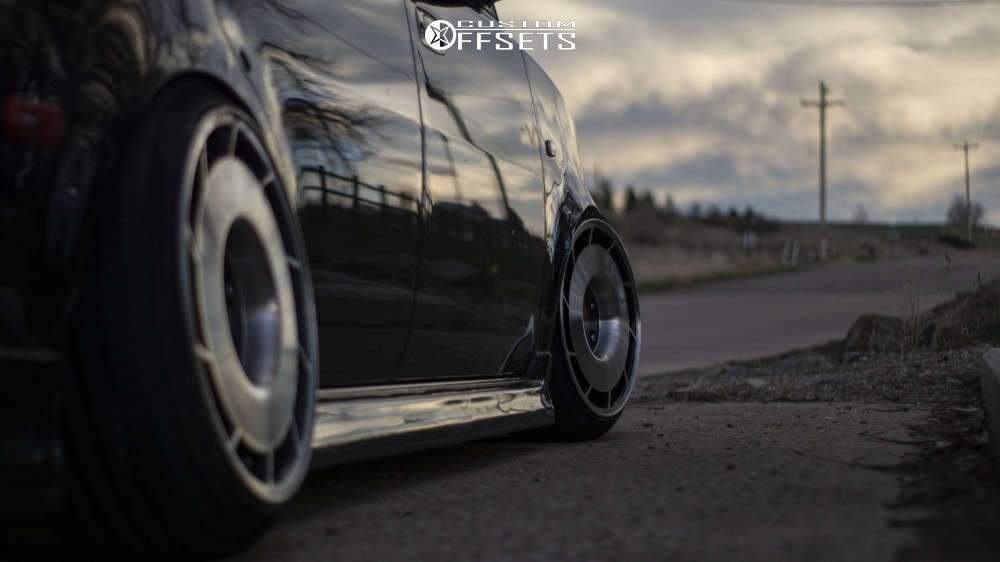 2005 Scion XB with 16x8.5 14 OEM Wheels Sawblade and 195/40R16 ...