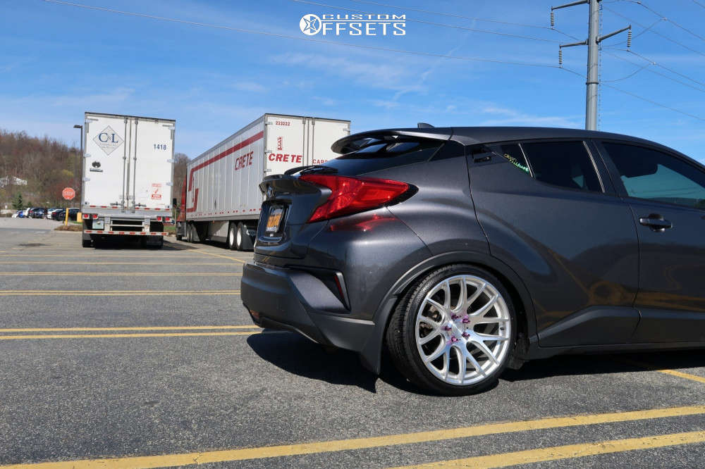 2018 Toyota C-HR with 19x9.5 35 ESR Sr12 and 245/35R19 Nankang NS-25 ...