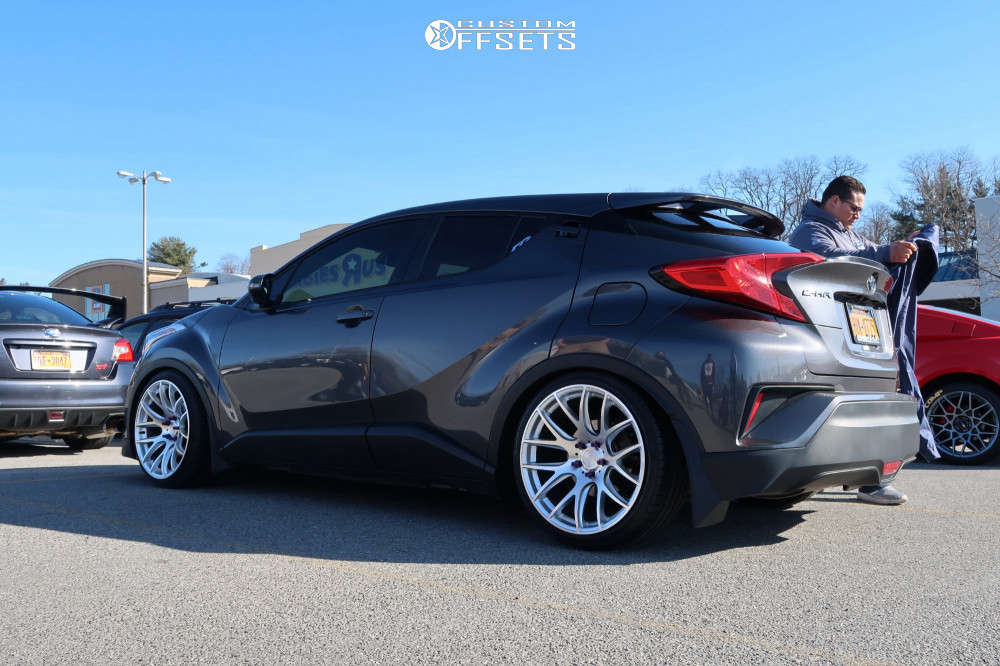 2018 Toyota C-HR with 19x9.5 35 ESR Sr12 and 245/35R19 Nankang NS-25 ...