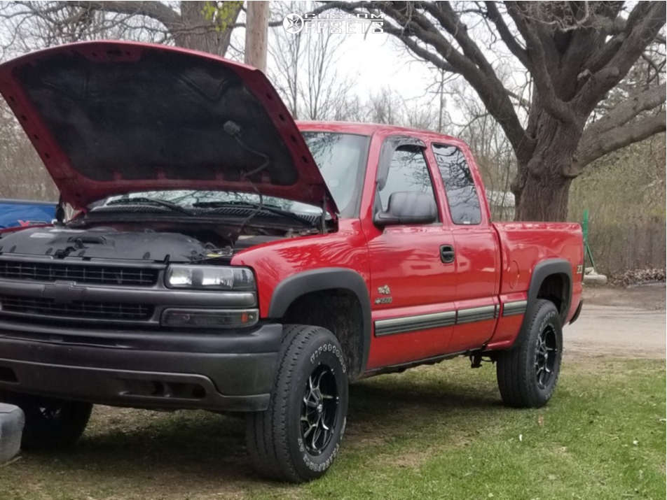 2001 Chevrolet Silverado 1500 with 18x9 12 Vision Prowler and 275/70R18 ...