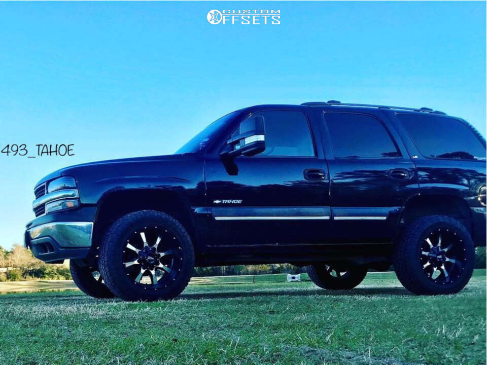 2003 Chevrolet Tahoe with 20x10 -24 Moto Metal Mo970 and 33/12.5R20 ...
