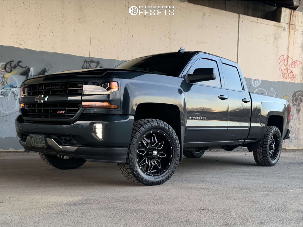 2018 Chevrolet Silverado 1500 with 20x9 0 Havok H109 and 285/55R20 ...