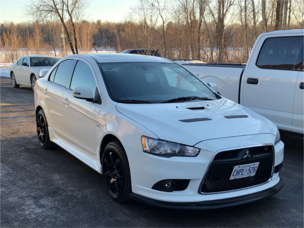 2015 Mitsubishi Lancer with 18x8.5 38 XXR 522 and 225/40R18 Aplus ...