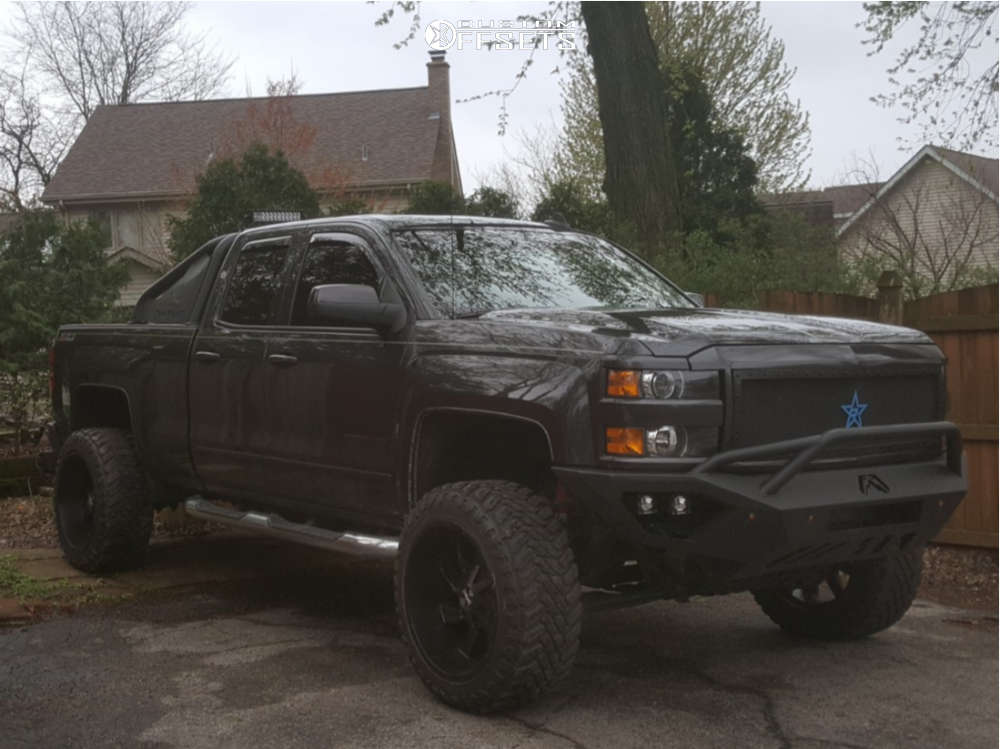 2016 Chevrolet Silverado 2500 HD with 22x12 -44 Cali Offroad Twisted ...