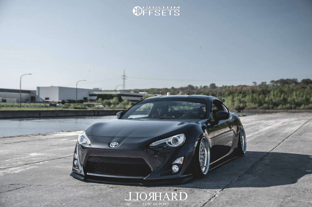 2013 Toyota 86 with 18x9 30 Damnraw and 205/35R18 Accelera Alpha and ...