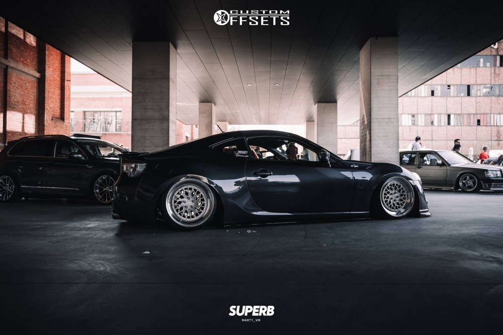 2013 Toyota 86 with 18x9 30 Damnraw and 205/35R18 Accelera Alpha and ...