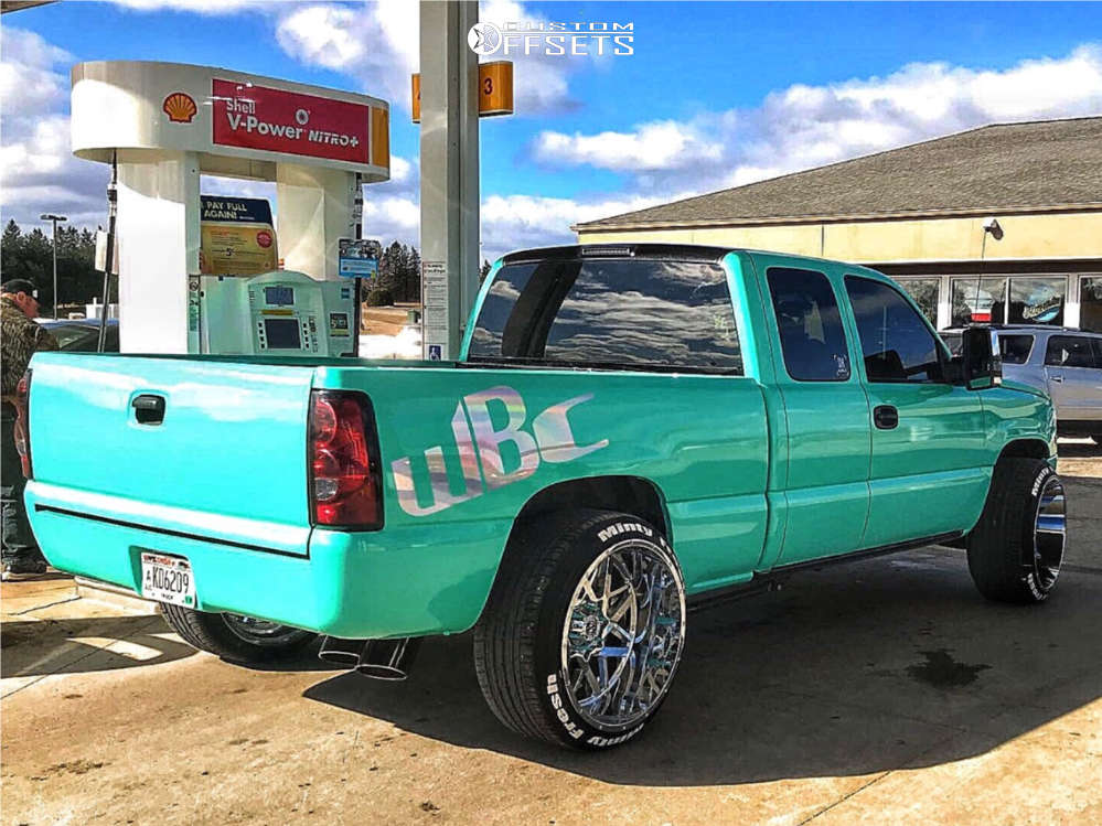 2007 Chevrolet Silverado 1500 Classic with 24x14 -76 Scorpion Sc28 and ...