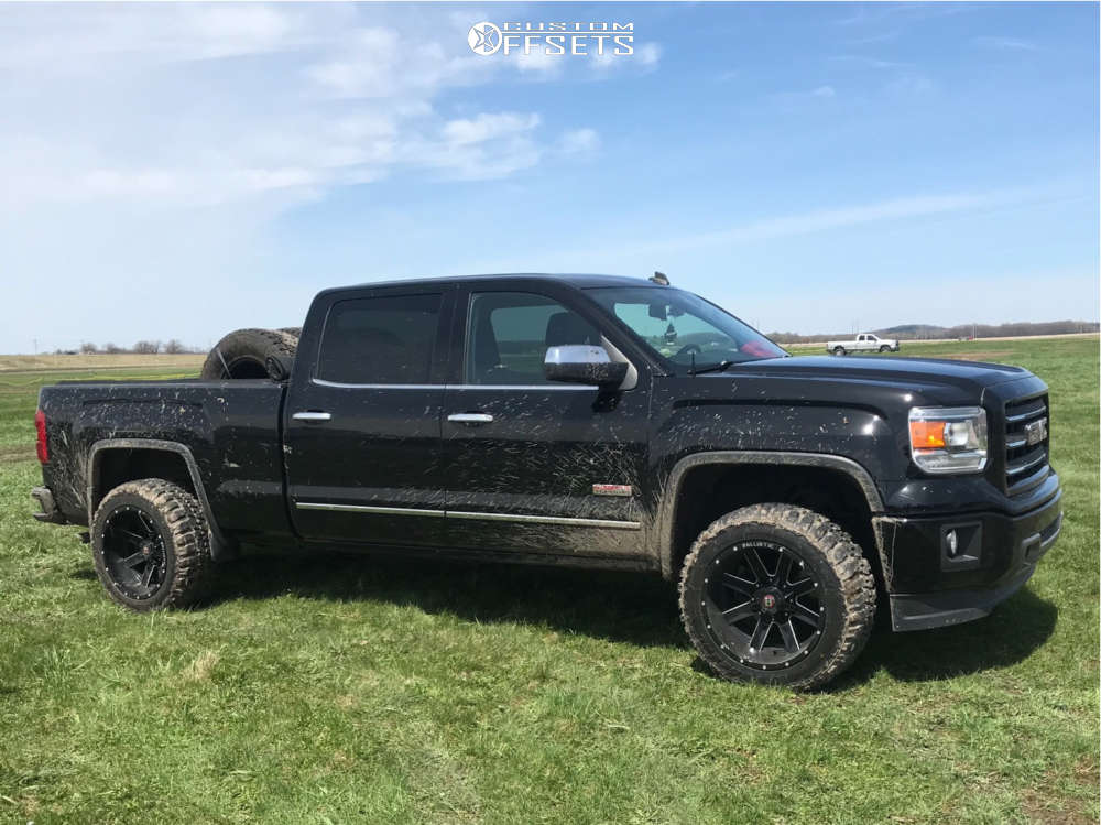 2014 GMC Sierra 1500 with 20x12 -44 Ballistic Rage and 33/12.5R20 ...