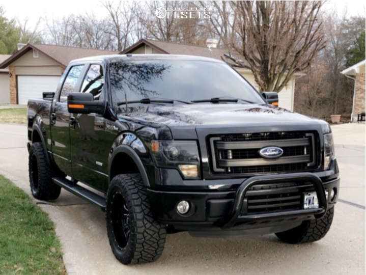 2013 Ford F-150 with 20x10 -18 Fuel Vandal and 305/55R20 Nitto Ridge ...