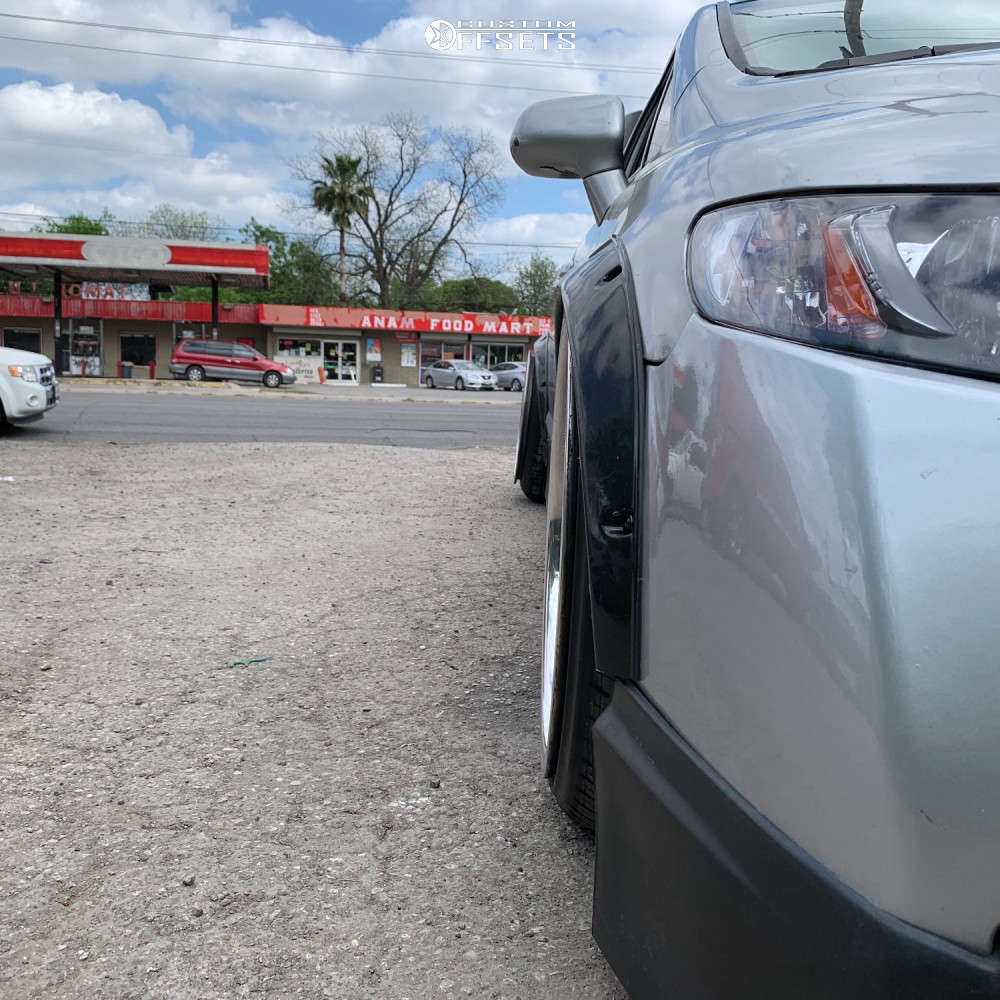 2008 Honda Civic with 18x10 -5 Fabulous Profound Wheels and 215/35R18 ...