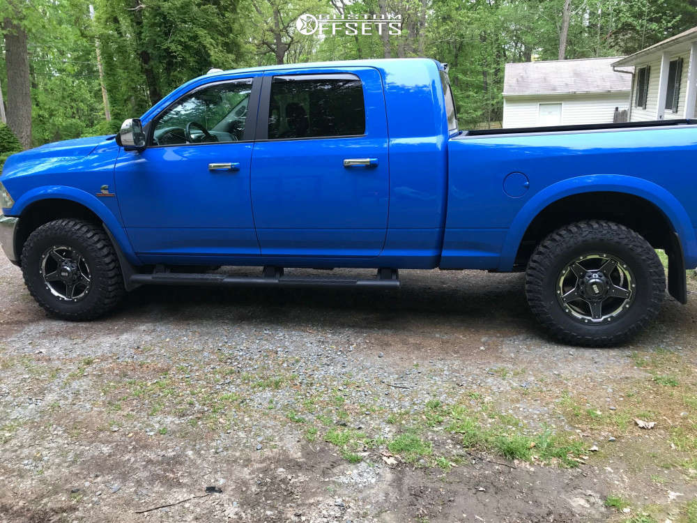 2018 Ram 3500 with 18x9 15 Grid Gd04 and 295/70R18 Cooper Discoverer ...