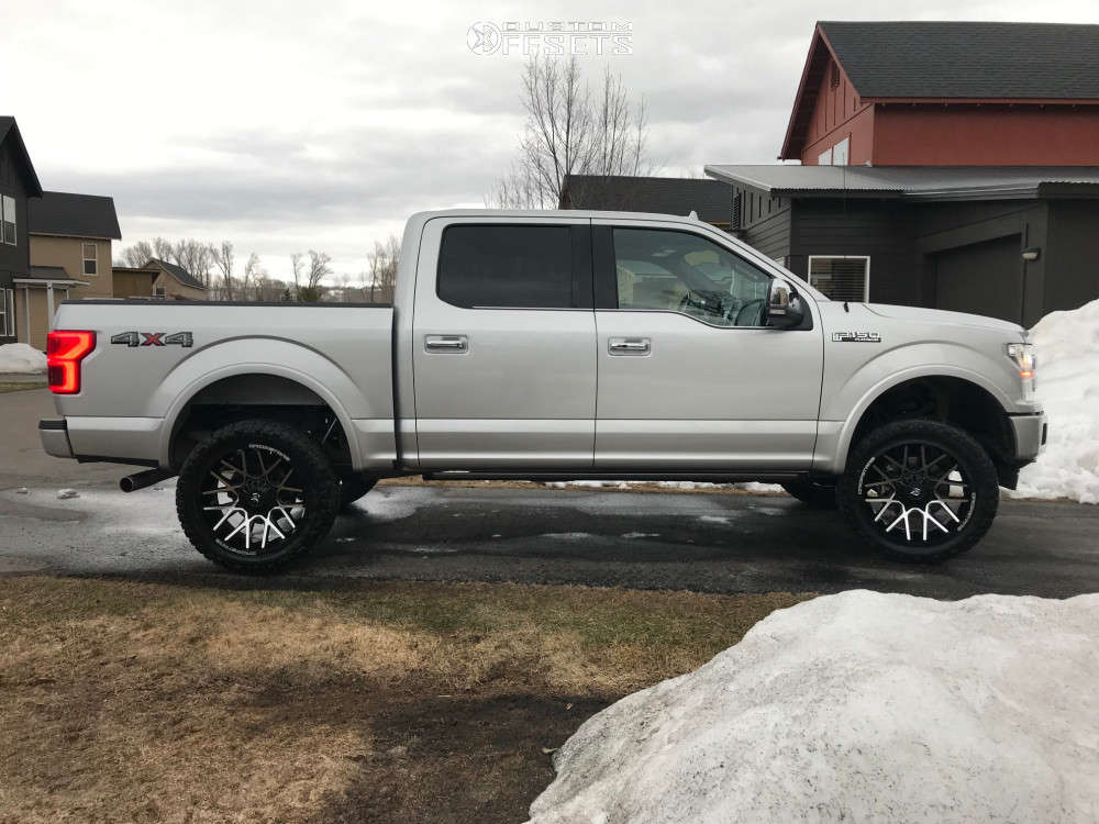 2018 Ford F-150 with 22x10 -25 Dropstars 654mb and 33/12.5R22 Nitto ...