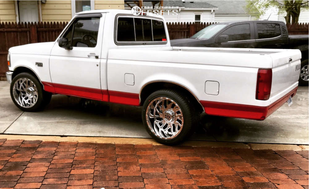 1996 Ford F-150 with 20x12 -44 TIS 544V and 275/40R20 Achilles Desert ...