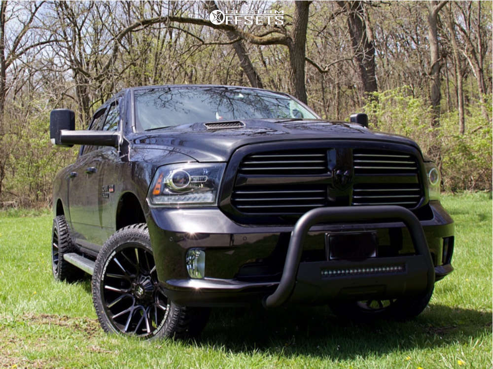 2016 Ram 1500 with 22x10 -25 Dropstars 654mb and 305/45R22 Atturo Trail Blade Xt and Suspension ...