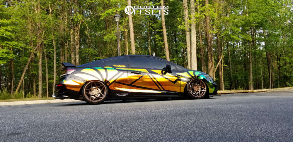 2014 Honda Civic Wheel Offset Tucked Coilovers | 689464 | Custom Offsets