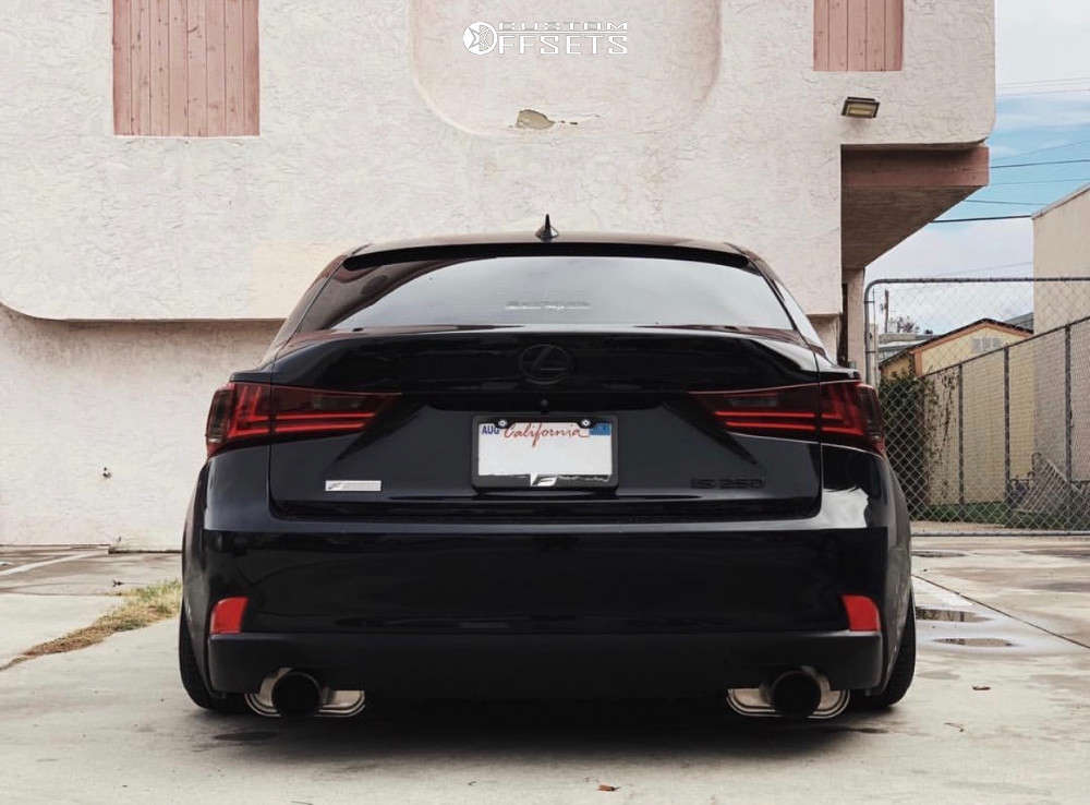 2015 Lexus IS250 with 19x8.5 21 Work Vs Xx and 215/35R19 Federal 595 Rs ...