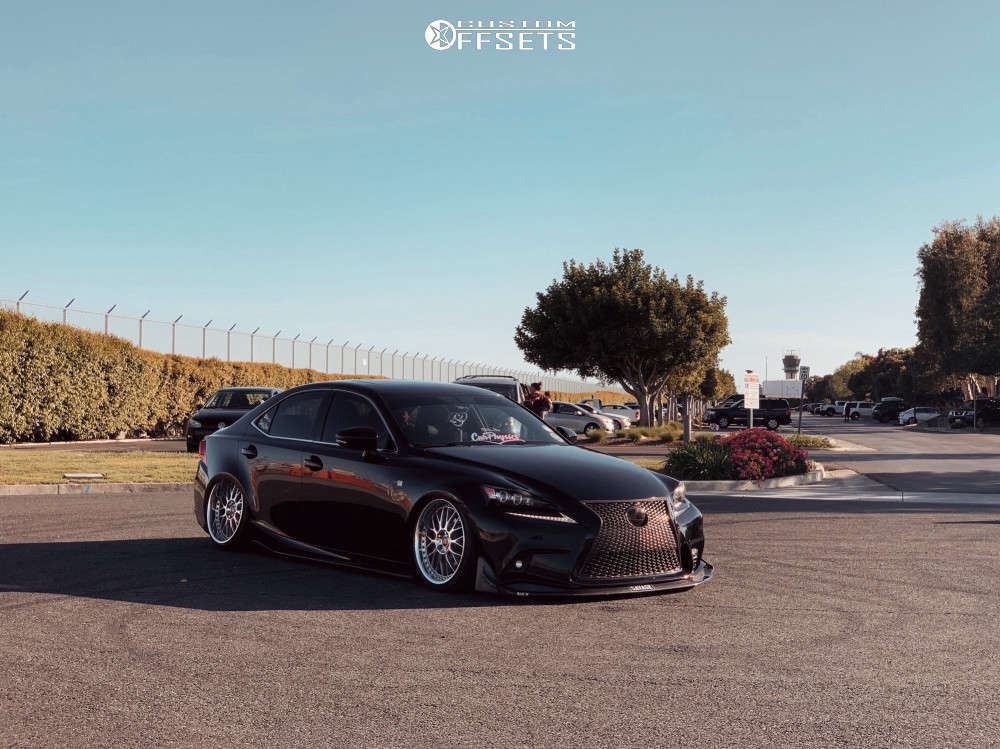 2015 Lexus IS250 with 19x8.5 21 Work Vs Xx and 215/35R19 Federal 595 Rs ...